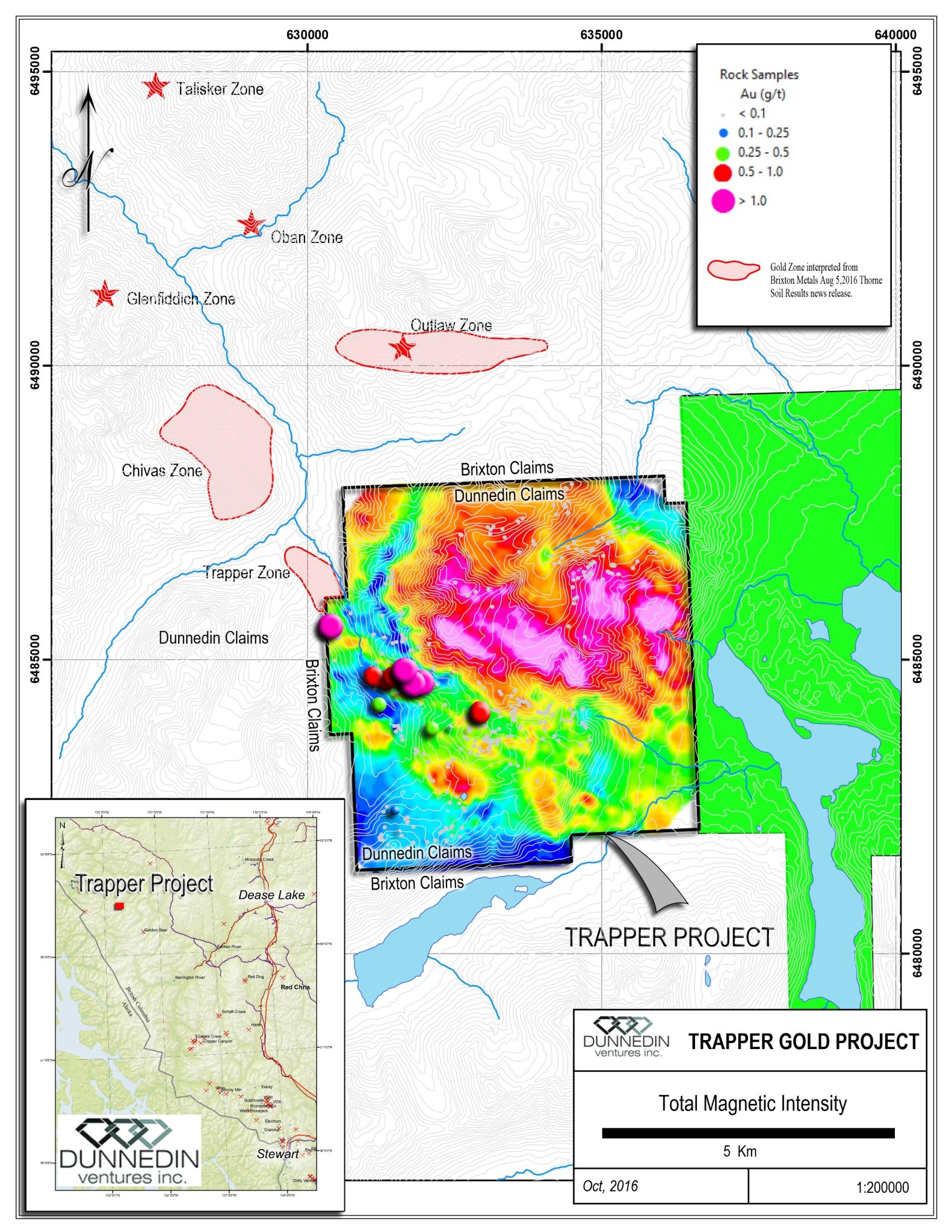 Dunnedin Begins Strategic Review Of 100% Owned Trapper Gold Copper ...