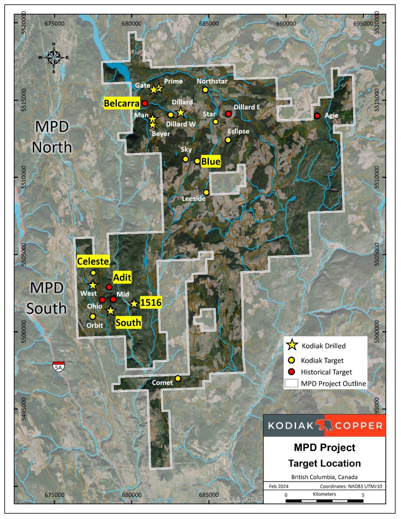 Kodiak Begins 2024 Exploration Program at its MPD Copper Gold Porphyry ...